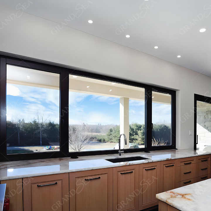 Grandsea Quality Certification Double Glazed Glass Windows Aluminium ...