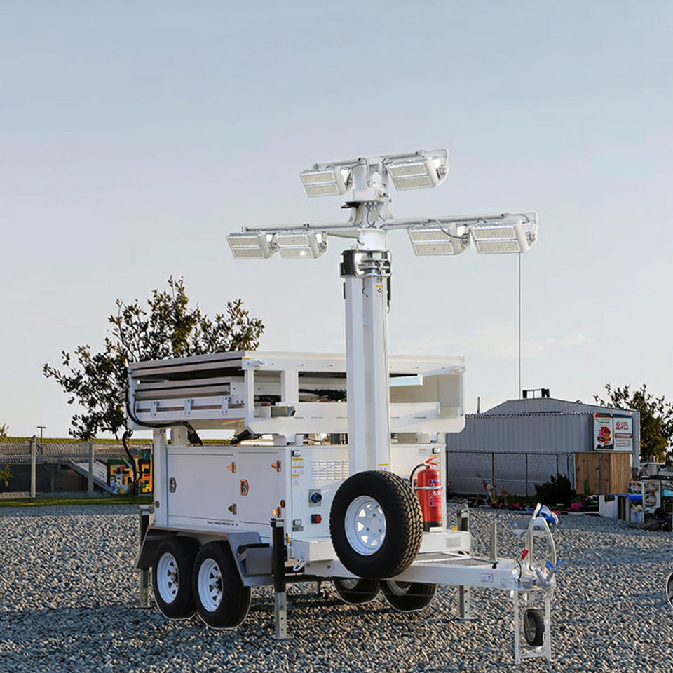 For Safe Mobile Solar Light Tower MPPT Controller Lithium Ion Battery ...