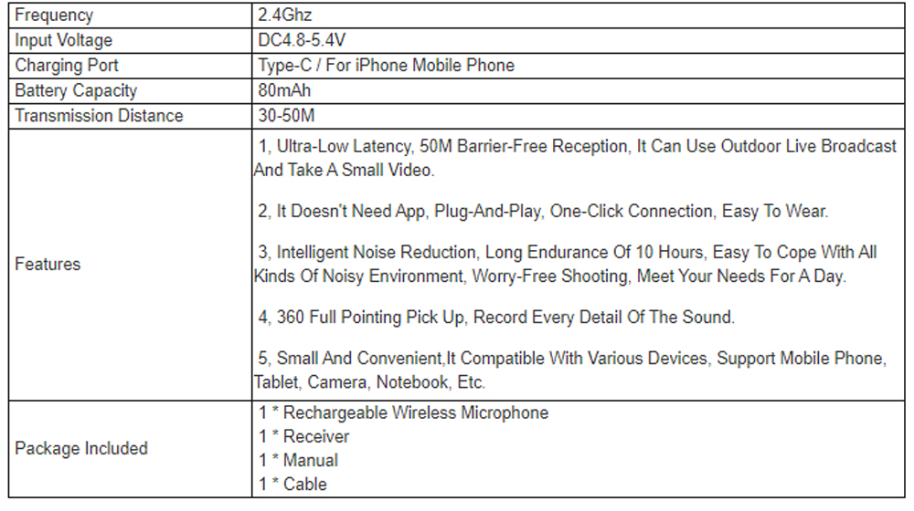 2022 One Drag Two Small Microphone Lapel Clip Lapel Microphone Wireless ...