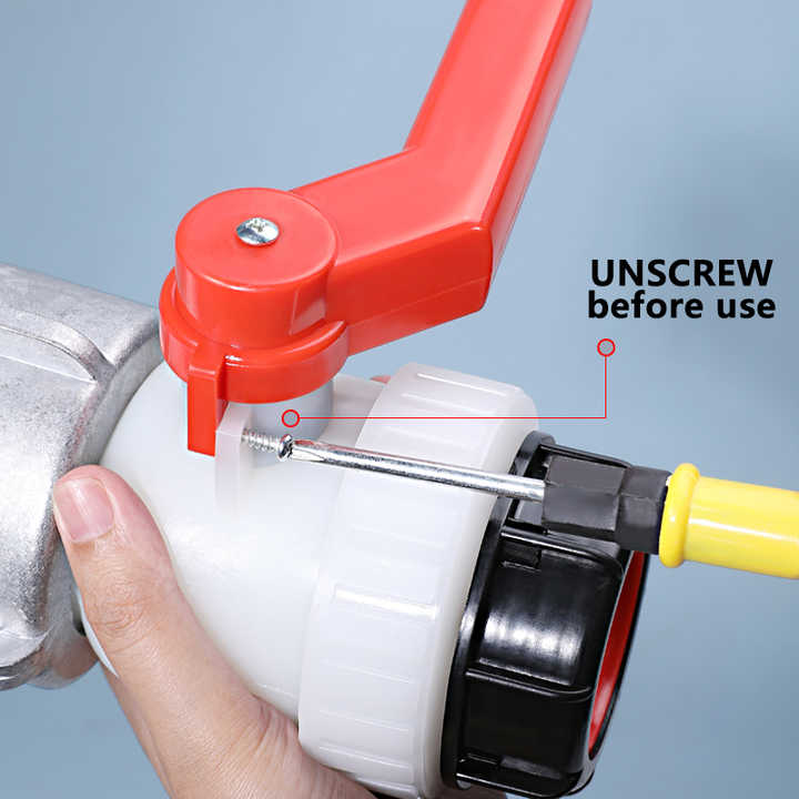 IBC Tank Fitting DN40 DN50 DN60 - PP Ball Valve Adapter