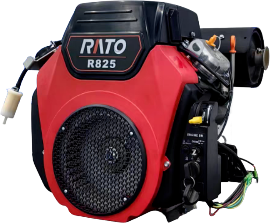 Rato 824cc Four-Stroke V-Twin Petrol Engine R825 Dual Cylinder 20.5kW ...