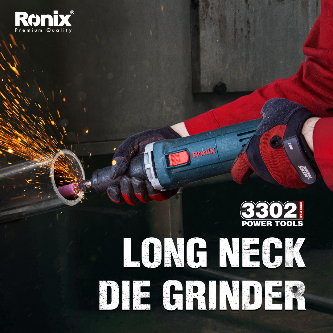 Ronix Power Tools Model 3302 Professional 710W Multifunctional Electric Mini Long Neck Die ...