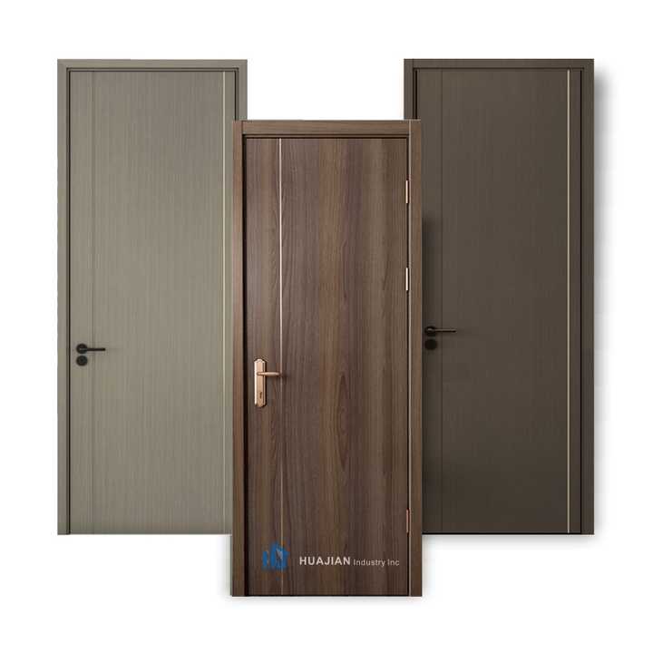 MDF PVC Modern Design Wooden Interior Doors for Bedrooms