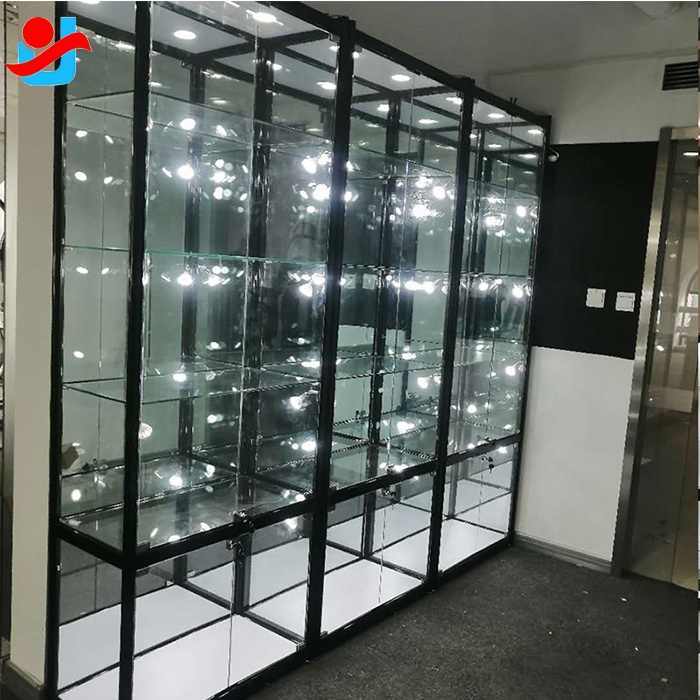 Free Standing Glass Display Cabinet - Perfect for Retail