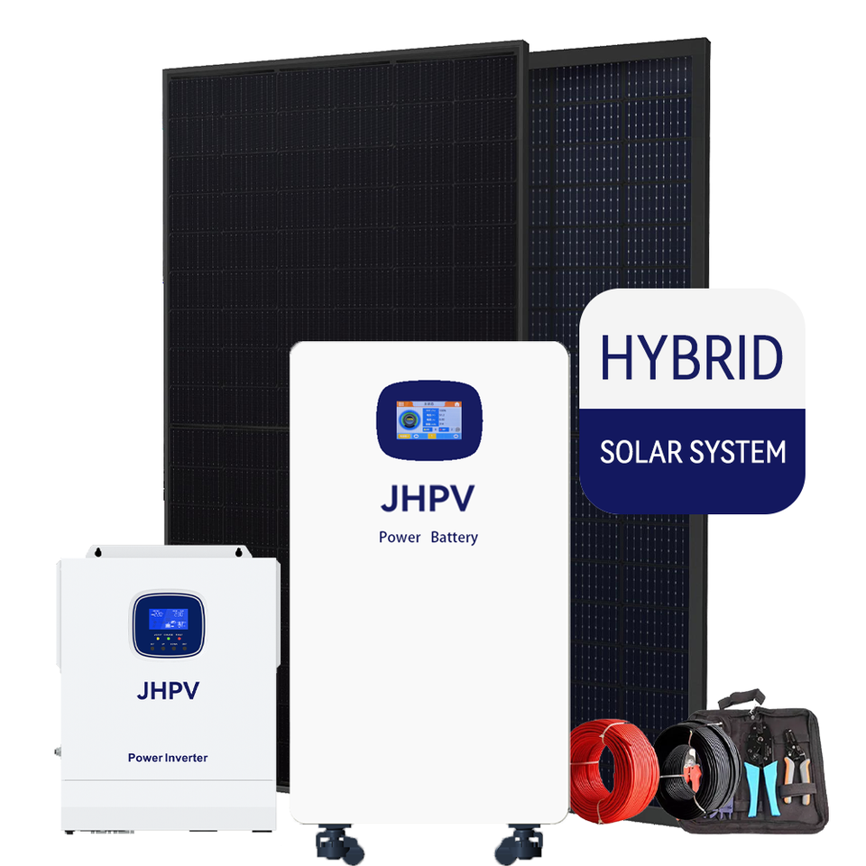 JHPVTECH Complete Off-Grid Solar PV Hybrid System Kit 5kw-10kwh-20kwh ...