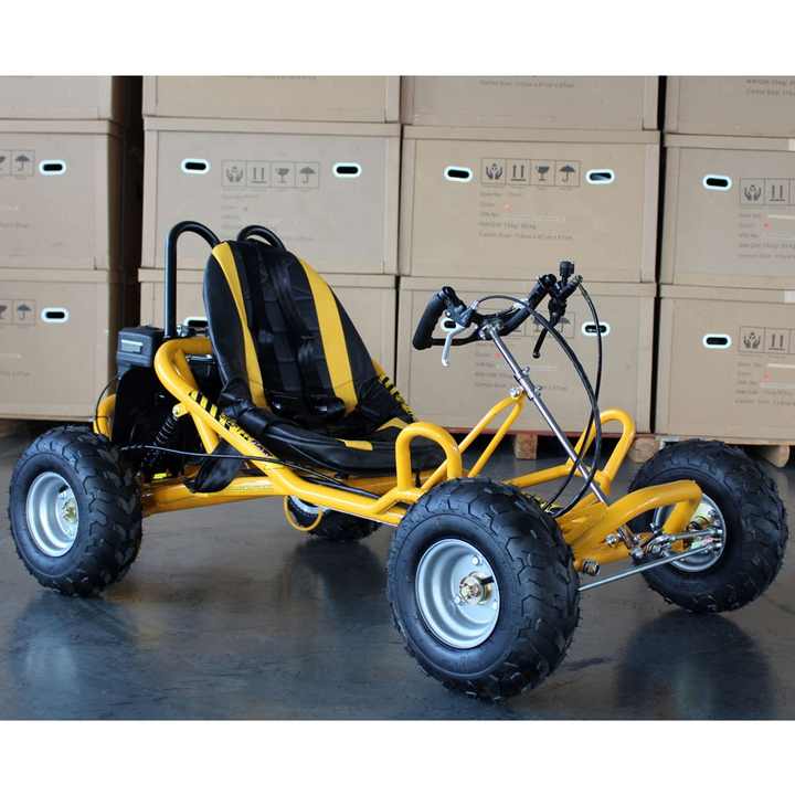 25KM/H Safety Speed Buggy - 105CC Gasoline Karting for All Ages, 4 ...