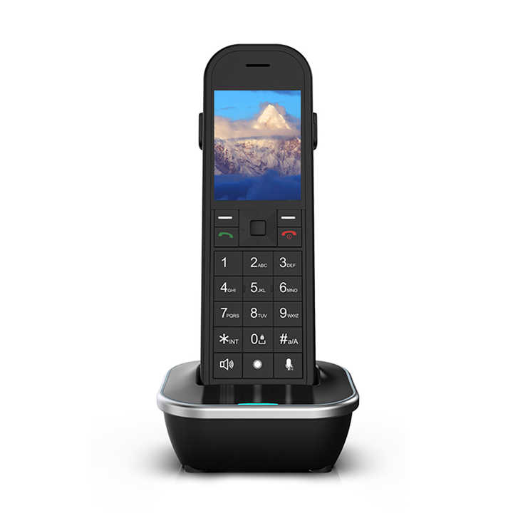 SIM Card Slot Digital 2.4 Inch Color Screen Cordless Phone for Home ...
