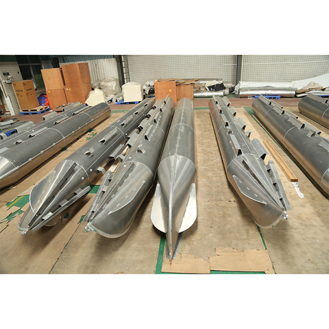 Floating Aluminium Pontoon Boat Log Tubes 18ft x 25in - Durable Welded ...