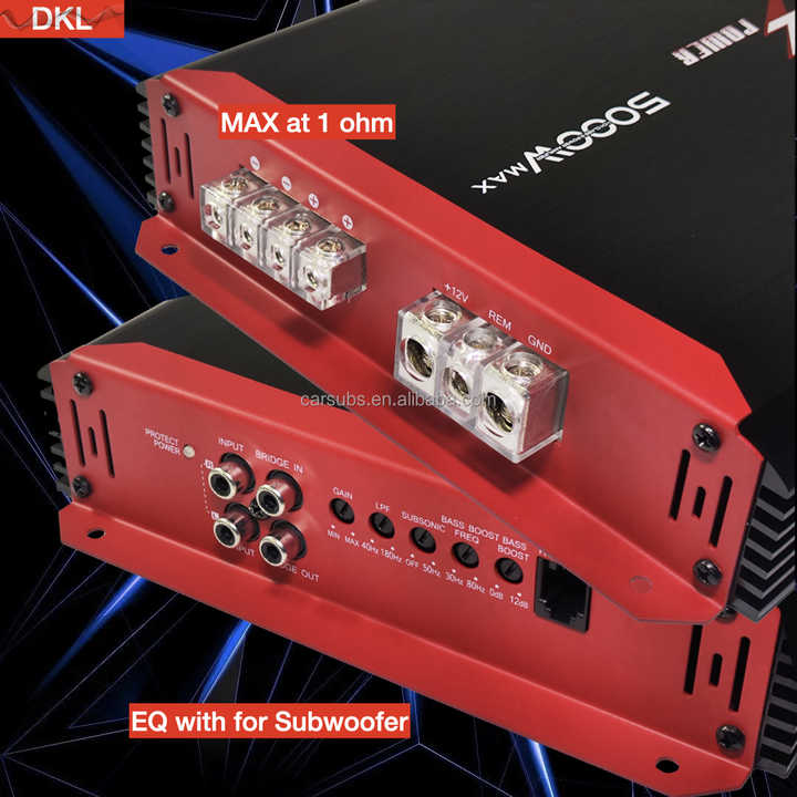 Car SPL Subwoofers Speakers Amplifier RMS 1000W Mono Bass