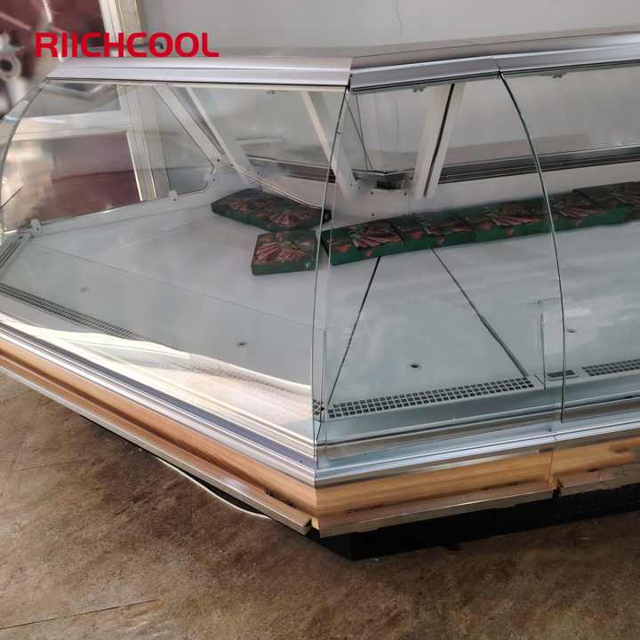 Supermarket Efficient Single-Temperature Self-Service Butchery Cooler ...