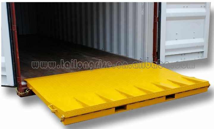 Tailongrise New Foldable Container Ramp - 6,500kg Capacity