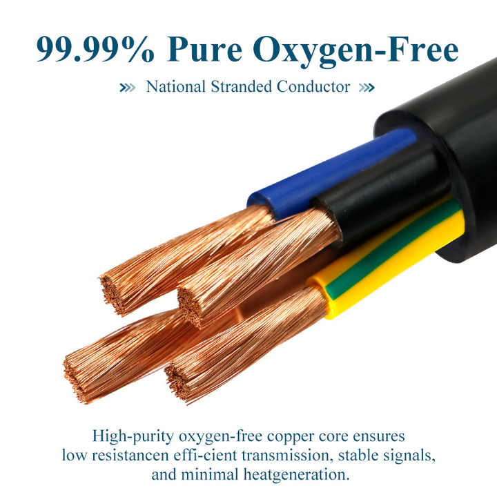 JHS Waterproof Rubber Submersible Cable - Flexible & Durable