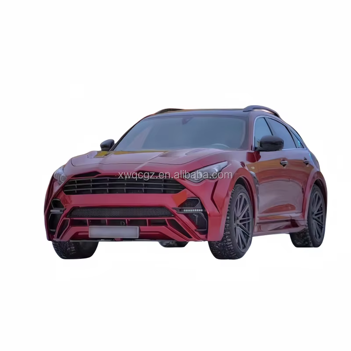 Hot SCL Style Wide Body Kit Front and Rear Bumpers Hood Fenders Side ...