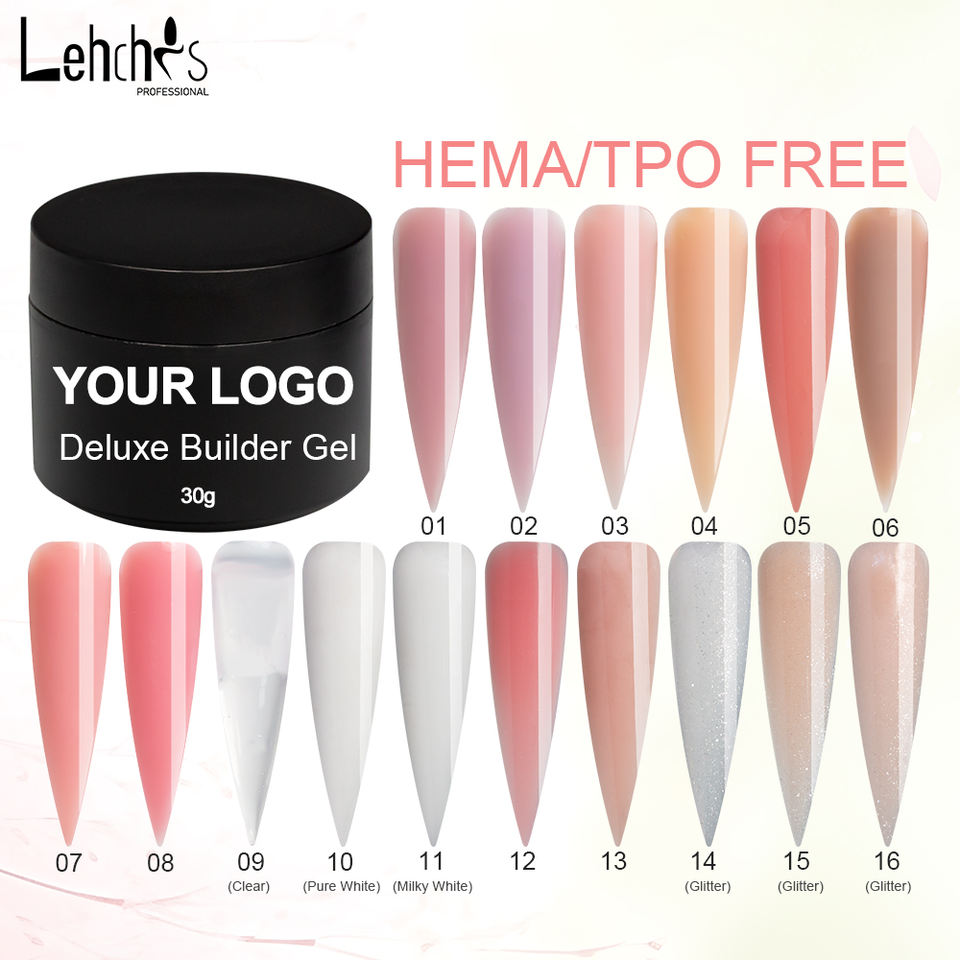 Lehchis HEMA TPO FREE 30g Custom Private Label 3 in 1 Nail UV Gel ...