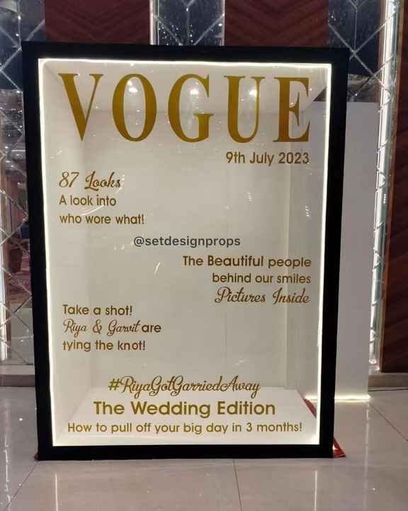 Magazine Box Photo Booth - Perfect for Wedding Party Decor