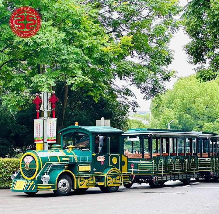 Ce Certified Diesel Electric Train for 40 Passengers - Trackless City ...