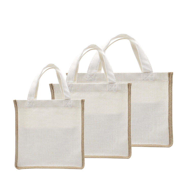 Subli-forward Ready to Ship Stock Linen Shopping Tote Bag Premium Linen ...