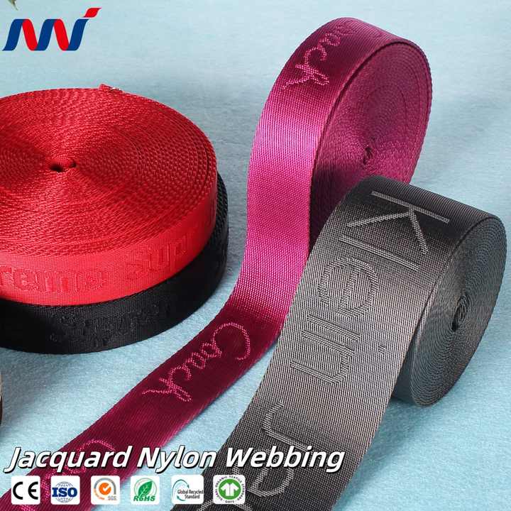 Webbing High Quality Custom Eco-Friendly 50mm Jacquard Recycled ...