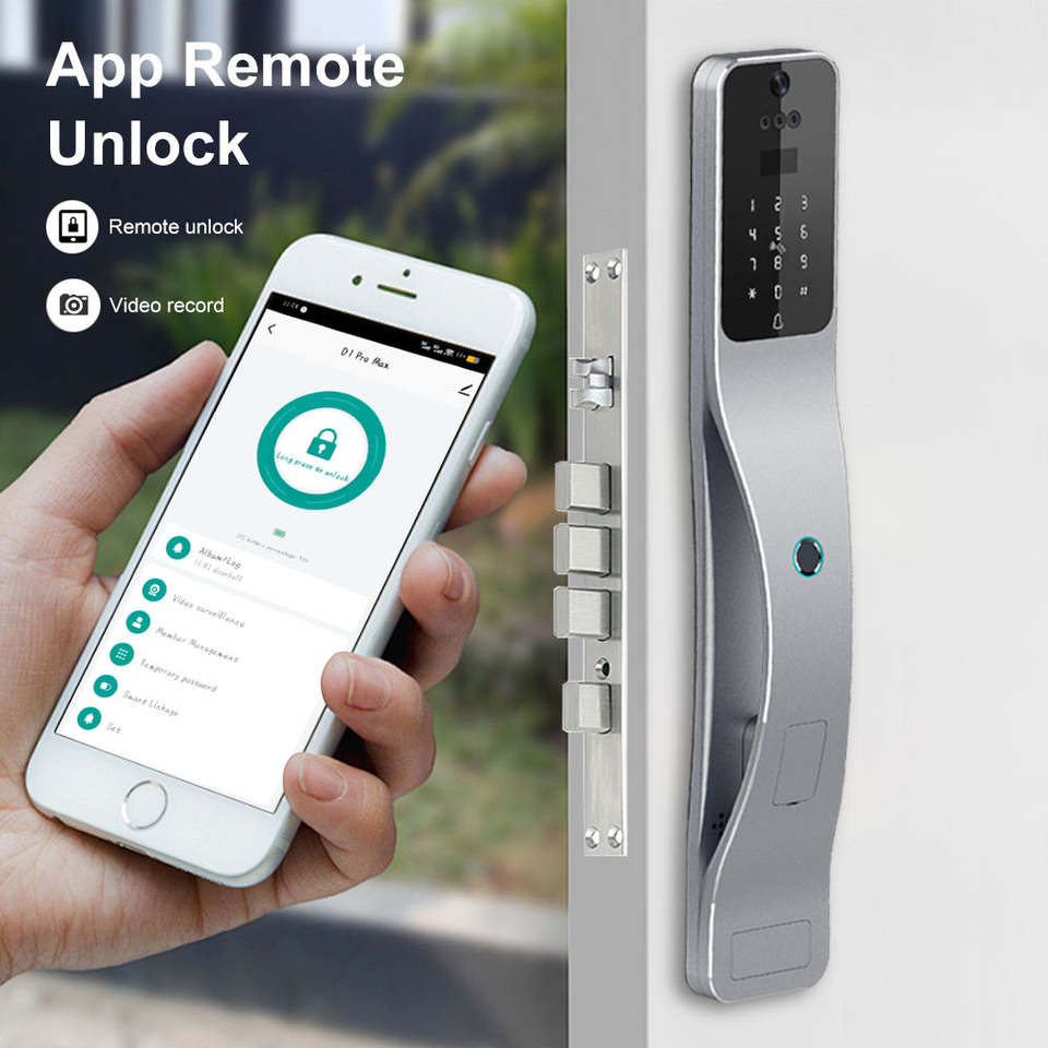 TYSH Ai Smart Lock 3d Face Recognition Palm Vein Keyless Tuya Wifi ...