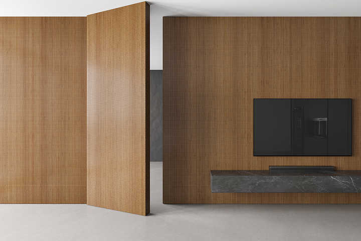 Bamboo Acoustic Slat Wall Panels for Sound Absorption - OEM Available