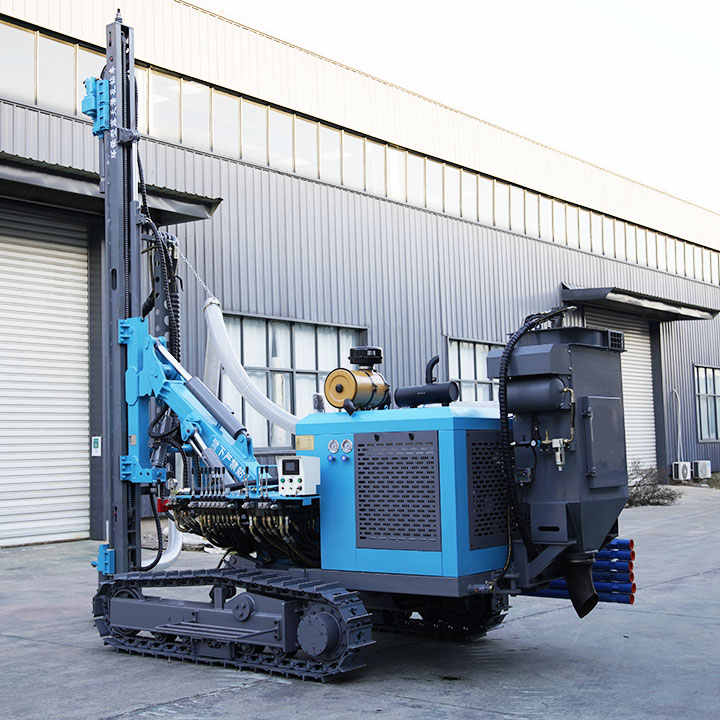 Pneumatic Rock Drilling Mine Drill Rig Crawler Undercarriage Drilling ...