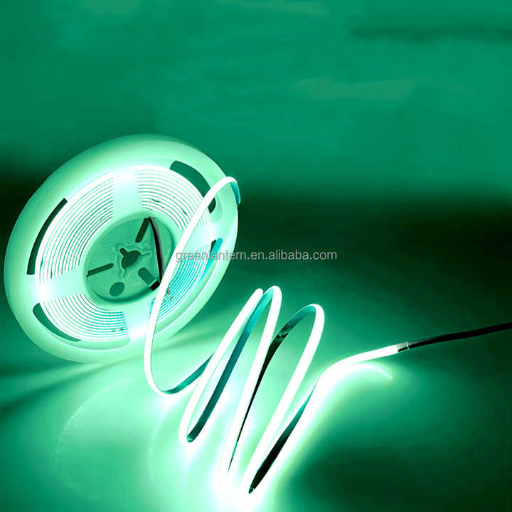 High Quality 5V 12V 24V 1800K-6000K White Green Ice Blue Cob Led Strip ...