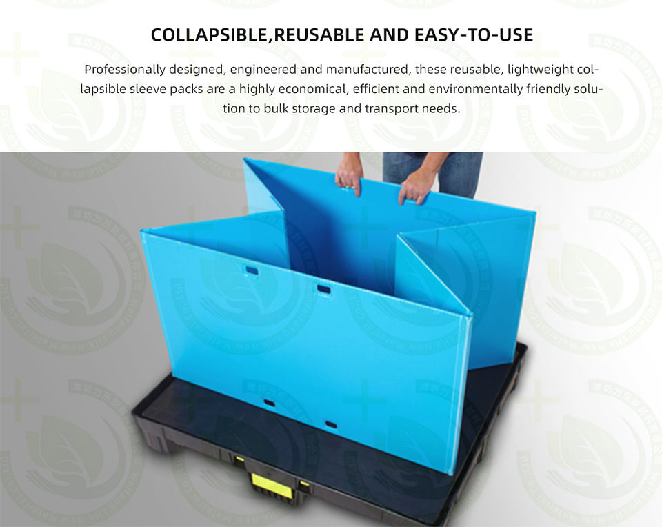 Plastic Pallet Pack Collapsible Bulk Container Cardboard Pallet Box ...