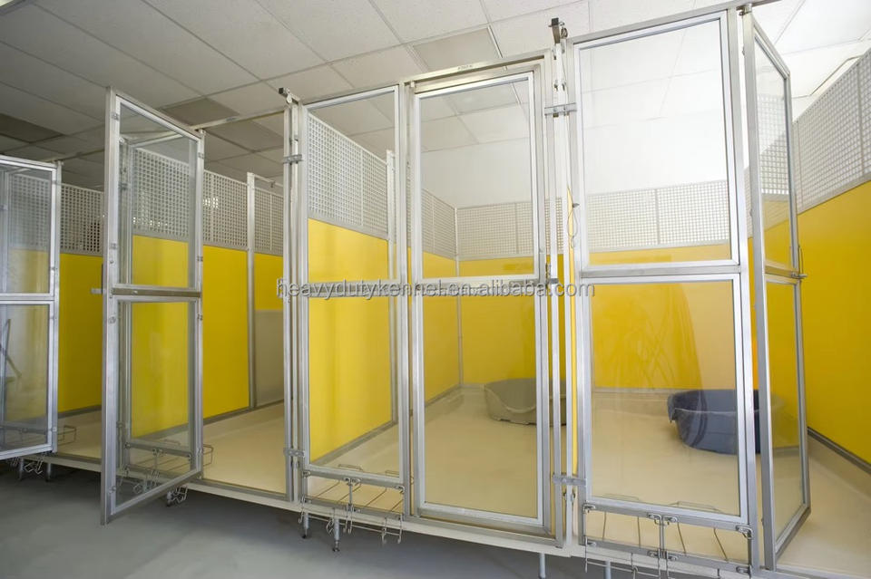 Custom Dog Boarding Modular Walk in Kennel Runs Stainless Steel Dog ...