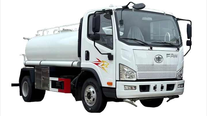 Small FAW 5000L Diesel Engine Drinking Water Delivery Tank Truck 304-2B ...