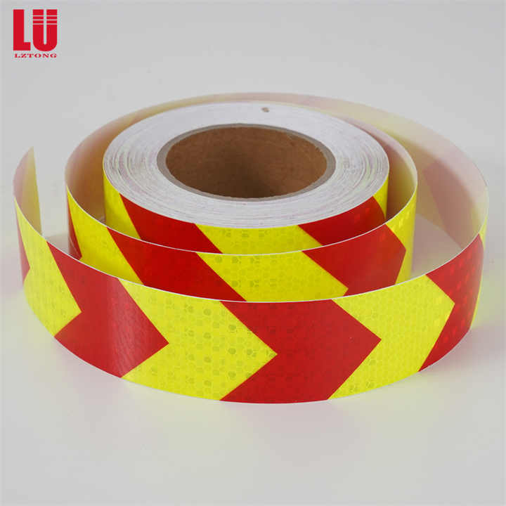 High Light Visibility PVC Crystal Lattice Reflective Tape Reflector ...