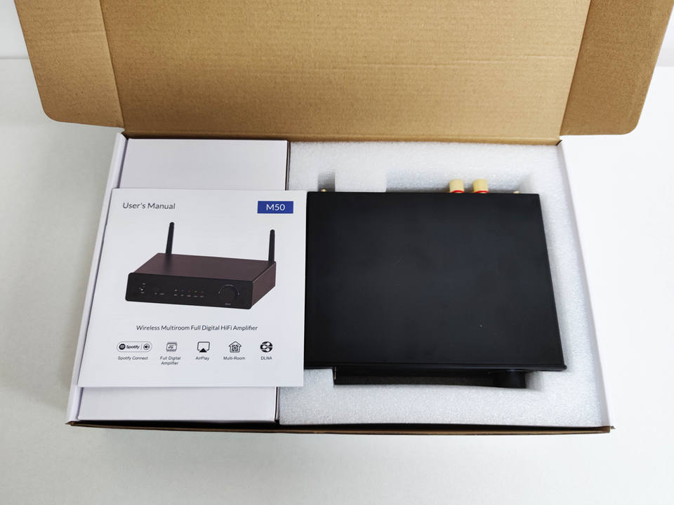 M50+ 80wx2 Bluetooth 5.0 DSP DAC High-Res Wireless Amplifier