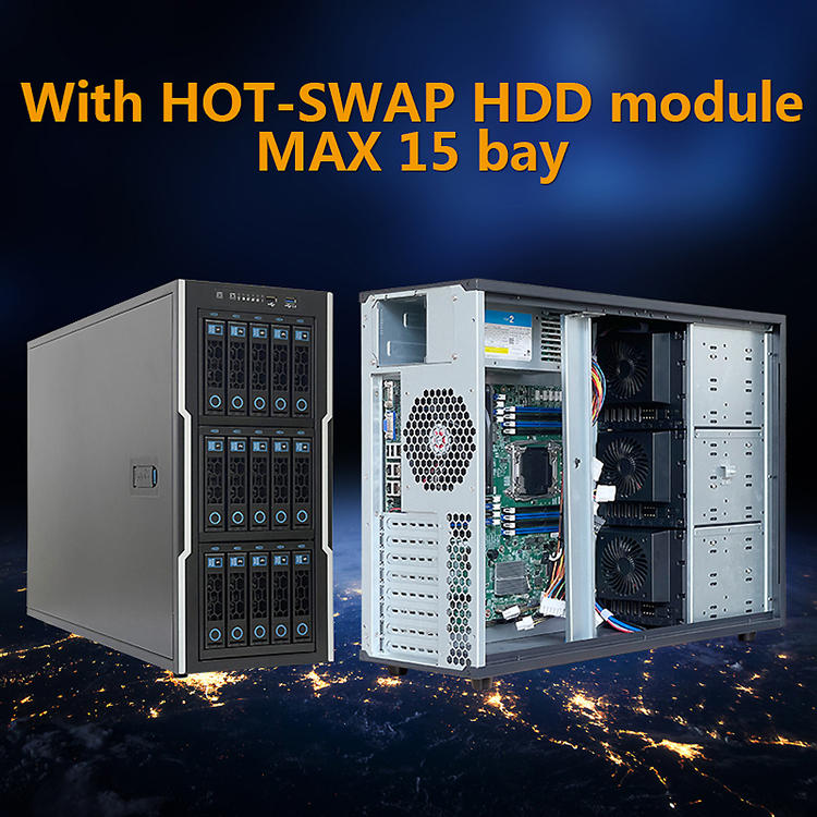 Zhenlong full-tower NAS chassis chassis ITX MATX ATX EATX 15 disk hot ...