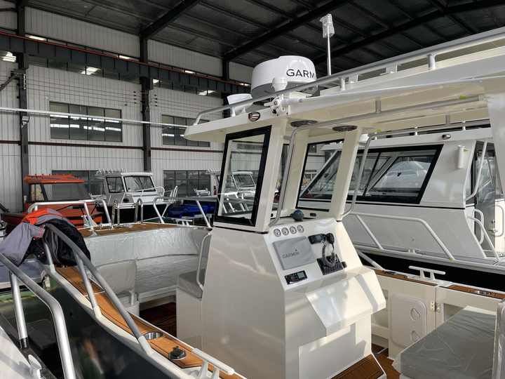 7.9m 26ft Cabin Boat Center Console Boat Aluminum Catamaran Boat ...
