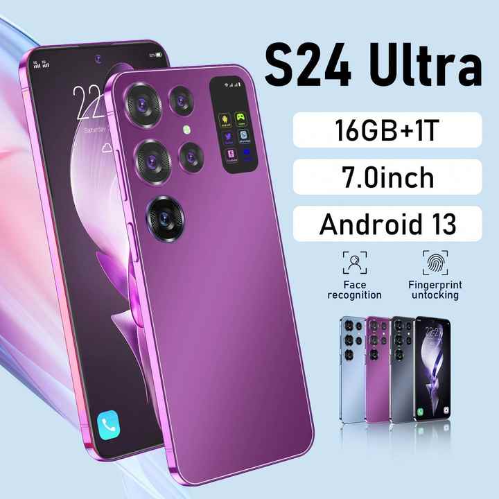 Versión global Smartphone S24 Ultra Teléfonos móviles 4GB + 64GB Android Dual SIM Teléfonos ...