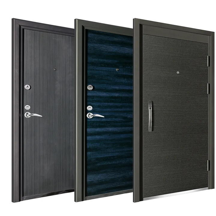 Class-A Security Steel Doors for Houses Pivot Door Main Entrance for ...