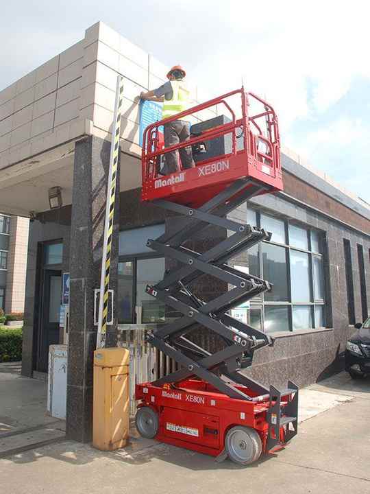 Mantall XE80N Electric Self-Propelled Scissor Lift - High Efficiency