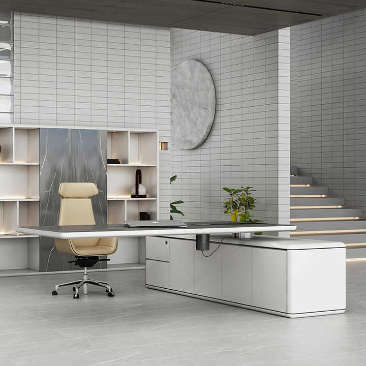 Modern Luxury Modular Office Desk Ceo Executive Wooden Computer Table ...