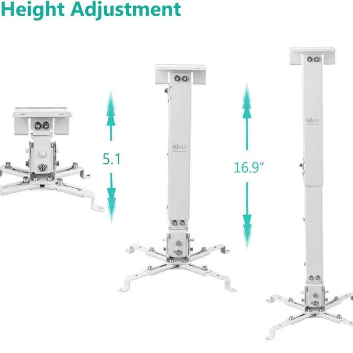 Universal Projector Ceiling and Wall Mount Adjustable Projection Mount ...