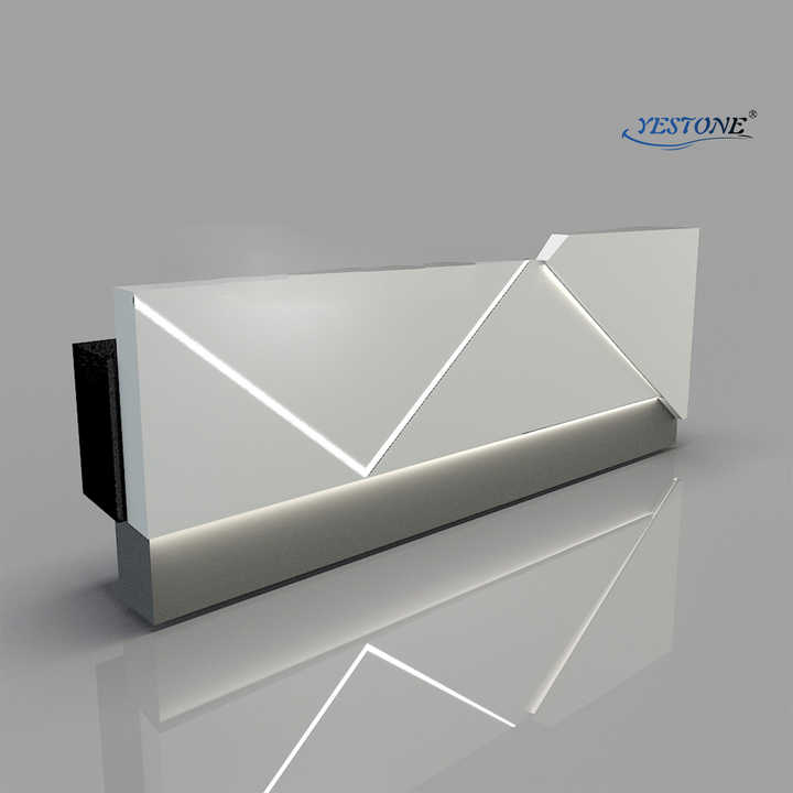 Yestone 3d Kiosk Design Reception Desk for Boutique Reception Desk ...