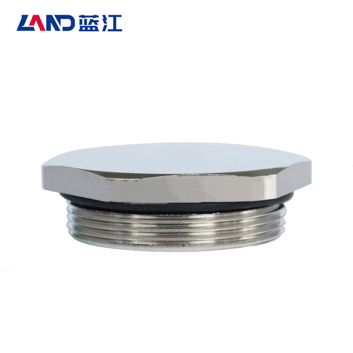 CE IP68 Hexagonal Nickel-plated Brass Cable Gland Screw Cover Cable ...