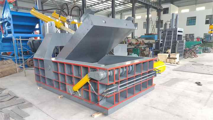 BRD 125T Robust Hydraulic Scrap Metal Balers Metal Scrap Baling Press ...