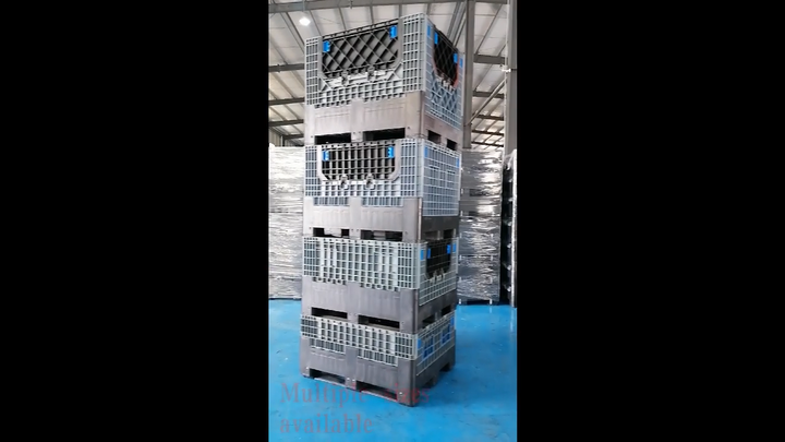 Heavy Duty Foldable Plastic Pallet Containers - 1200x1000mm