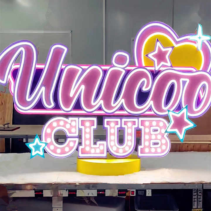 3D Led letter Sign Backlit Frontlit Both Side Luminous Character Sign ...