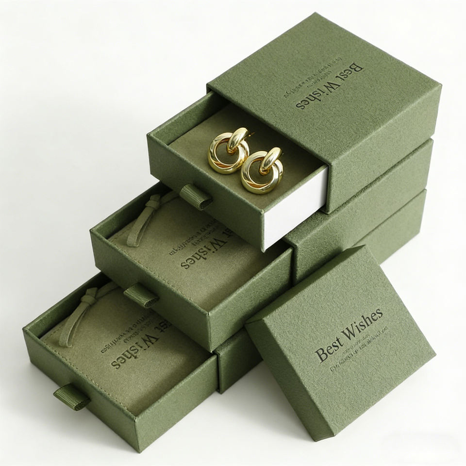 Custom Logo Haipai Model 001 Luxury Jewelry Box Gift Packaging Square ...