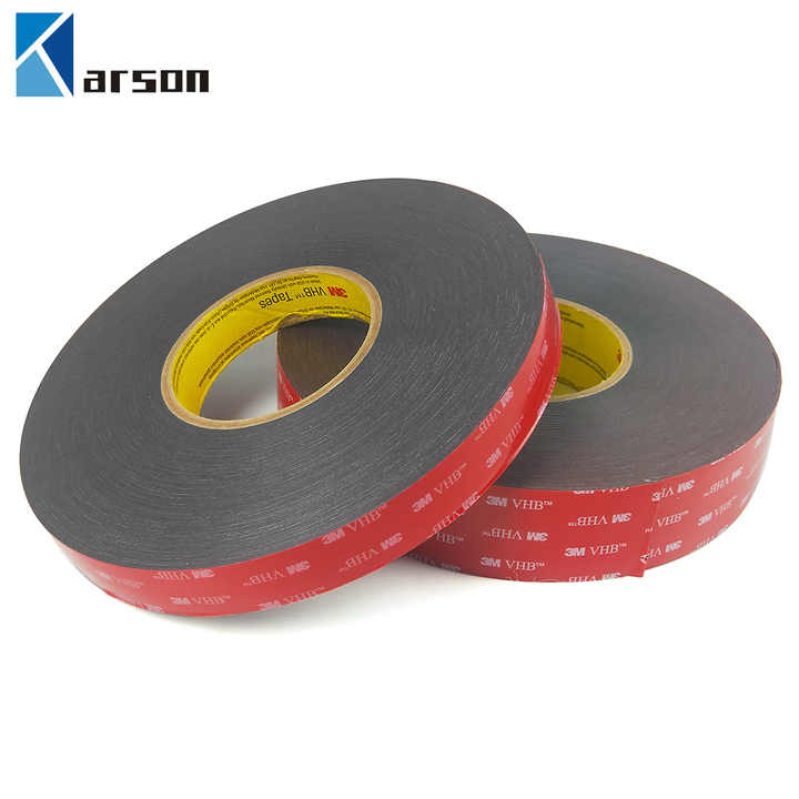 3M 5925 VHB Various Specifications, 0.64mm Thick, Black Acrylic Foam Double-sided Tape, Heat ...