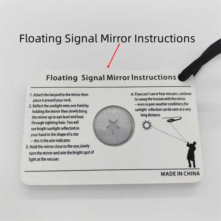 Jk-lm-floating 01 Marine SOS Survival Emergency Signal Mirror