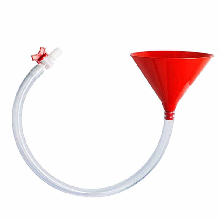 Beer Bong Funnel with Stop Tap - Extra Thick Kink-Free Tube, Perfect ...