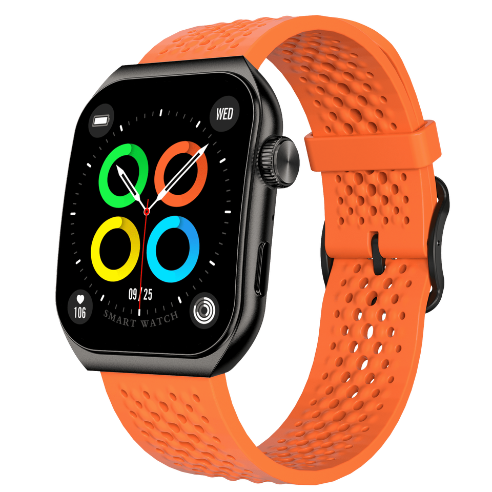 AM10B Smart Watch with Curved Screen, AI Voice, Answer Calls, Fitness ...