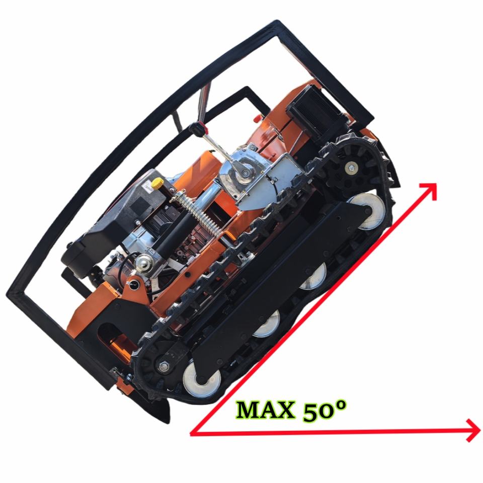 25 HP Remote Control Weeder - Efficient Hilly Orchards Mower
