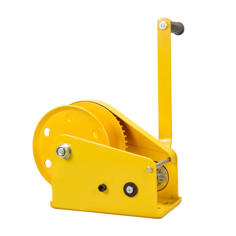 Hand Crank Winch Bidirectional Self-locking Steel Plate Small ...